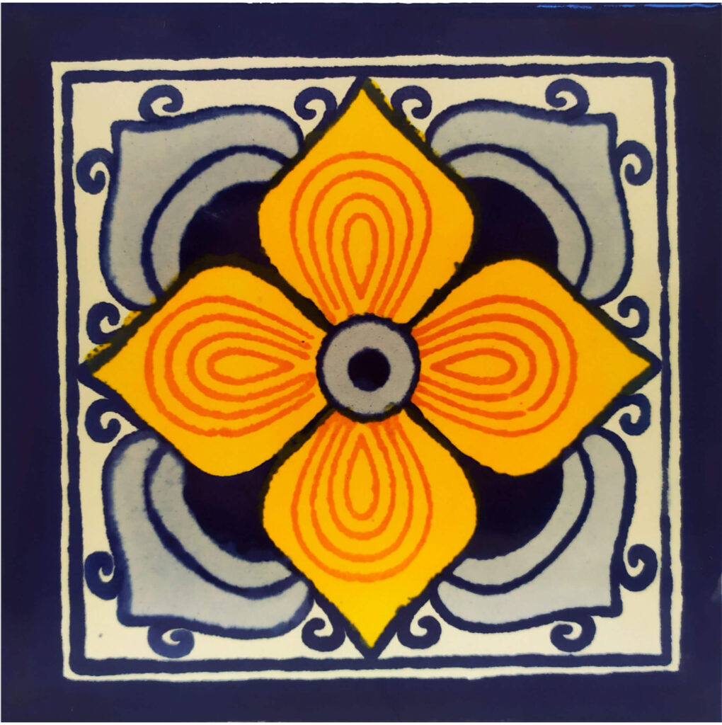 Flor Arabe - Mundo de Azulejos
